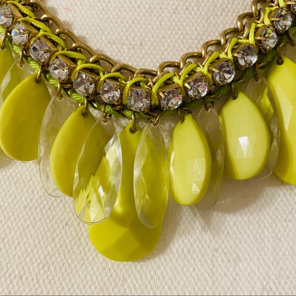 Jewelry | Lime Green Beaded Necklace | Poshmark
